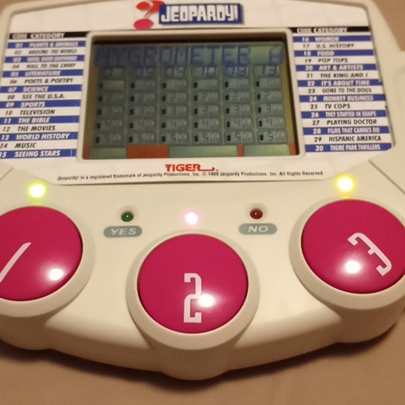 tiger | Other | Jeopardy Handheld Game | Poshmark